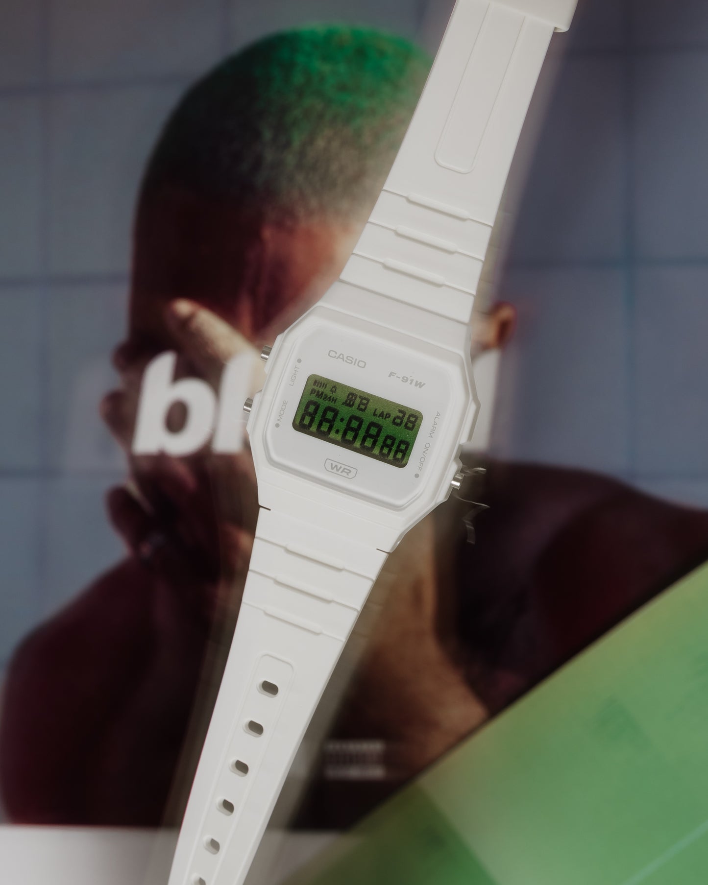 White Ferrari F-91 - Modified Casio Watch – Ura Watches