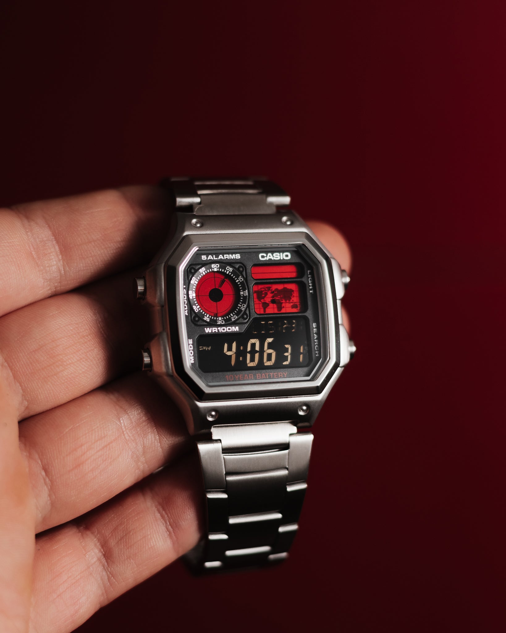 Redline Royale AE-1200 - Modified Casio Watch – Ura Watches